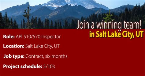 Now Hiring Api 510570 Inspector Sentinel Integrity
