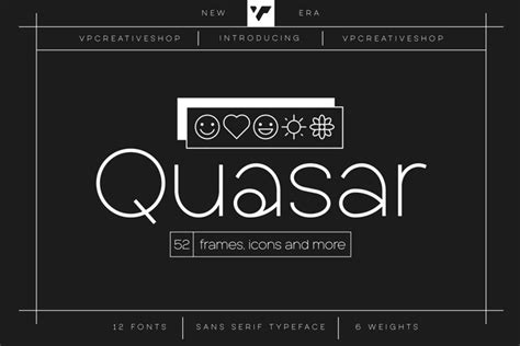 Quasar Sans Serif 13 Fonts