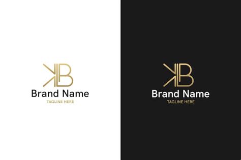 Premium Vector Abstract Monogram Kb Or Bk Logo Concept