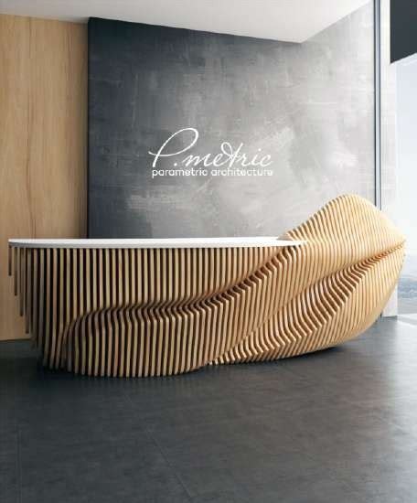 Parametric Reception Desk 2500x1000x900 Mm Office Furniture в 2024 г Дизайн мебели Мебель из