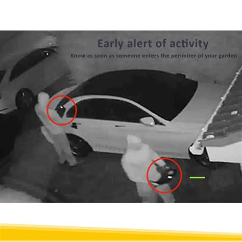 Wireless Driveway Sensor Midnight Square Plugin Chime Kit Single