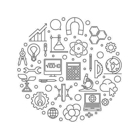 Stem Science Technology Engineering And Math Vector Banner 12777804 Vector Art At Vecteezy