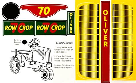 Oliver Tractor Decals