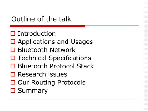 Bluetooth Technology Introduction To Bluetooth Technical