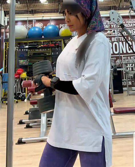 تصویری منشوری از مریم معصومی در باشگاه زنانه این همه ظرافت و زنانگی