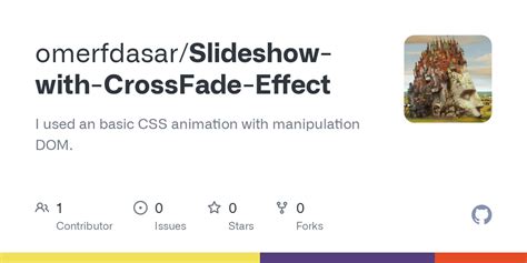 github omerfdasar slideshow with crossfade effect i used an basic css animation with