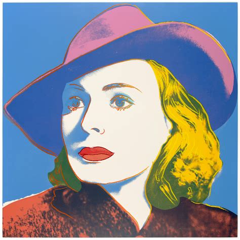 Andy Warhol Ingrid Bergman With Hat Van Der Vorst Art