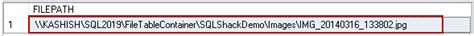 Managing Data In Sql Server Filetables