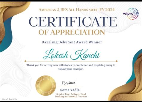 Lokesh Kanchi On Linkedin Wipro Awardwinner Gratitude