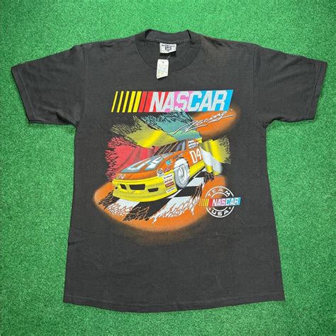 Nascar Shirts Vintage 90s Deadstock Nascar Mens Large Big Graphic T