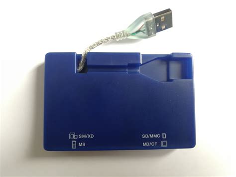 USB2 0 SM Card Reader SmartMedia ID Card Multi Functional Card Reader Readable CF SD MMC MS