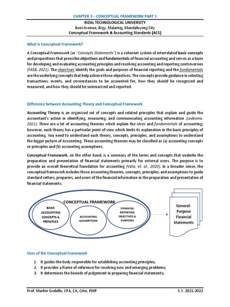 Chapter 3 Conceptual Framework Part 1 Pdf Equity Finance Financial Statement
