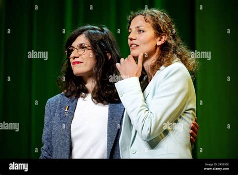 Den Bosch Ines Kostic L And Christine Teunissen During A Party Conference Of The Party For