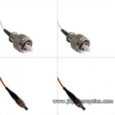 FC PC To FC PC Multimode Simplex Fiber Optic Patch Cord JKY Fiber Optics Industry Co Ltd