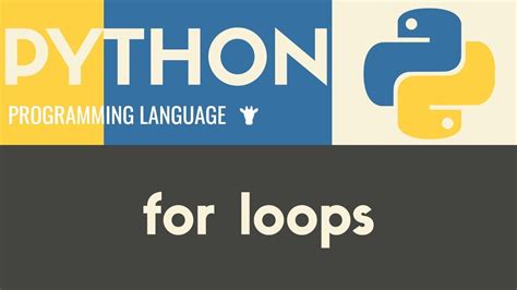 For Loops Python Tutorial 22 Youtube