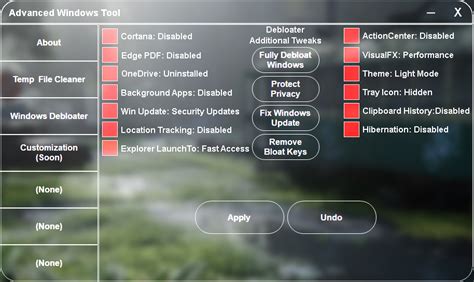 Github Gorkido Advanced Windows Tool A C Application Where You Can Delete Temporary Files