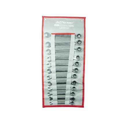 12 Piece Reversible Ratchet Spanner Set Jefferson Professional — Sbt Ltd