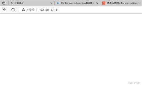 Thinkphp In Sqlinjection漏洞复现 Thinkphp In Sql Injection 1 Csdn博客