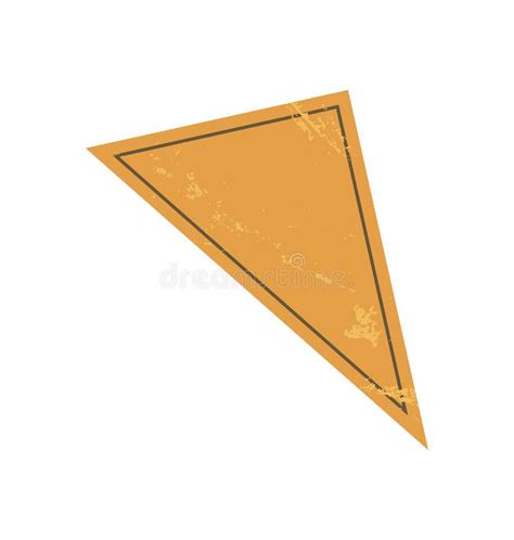 Brutalist Abstract Triangle Shape Stock Vector Illustration Of Grunge