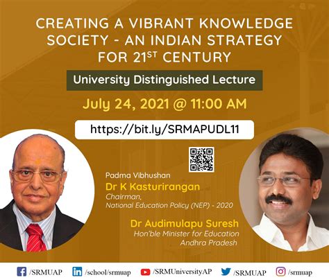 SRM University AP Great Lecture On July 24