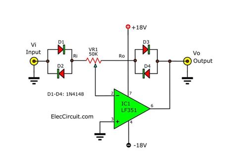 Signal Amplifier Circuit Diagram With Set Input Output Ratio Circuit Diagram Basic Electronic