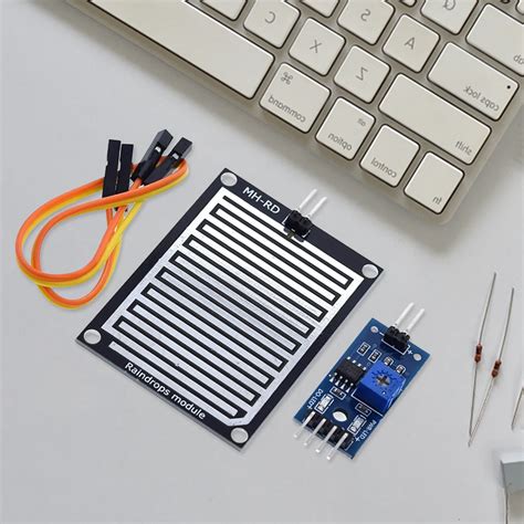 Rain Water Sensor Relay Control Module 33v 5v Rain Foliar Leaf Moisture Sensor Relay Module