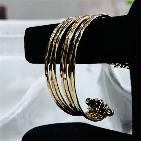 کمدا قیمت و خرید بنگل طلایی سایز فری رنگ طلایی