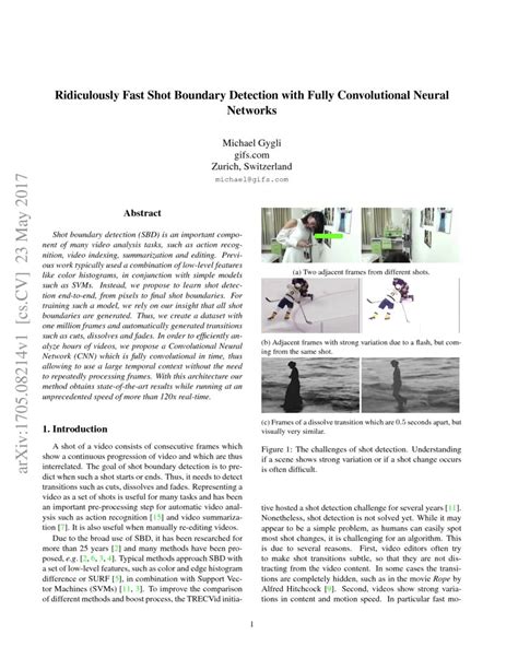 ridiculously fast shot boundary detection with fully convolutional