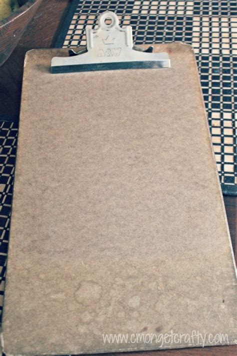 DIY Chalkboard Clipboard A Quick Functional Craft For Your Home Office