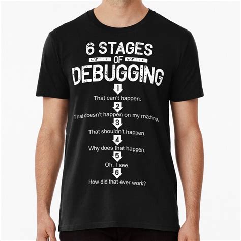 Debugging Programmer Computer Science Computer Nerd Premium T Shirt By Dvis Computer Nerd
