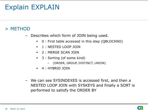 Ppt Explain Db2 Explain Explanations Powerpoint Presentation Free