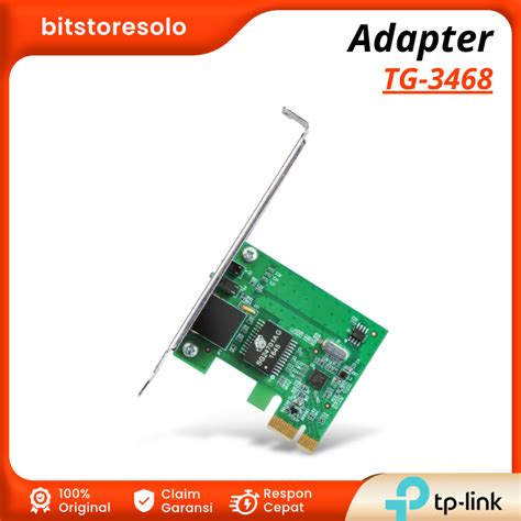Jual Pci Express Network Adapter Lan Card Tp Link Tl Tg Gigabite Shopee Indonesia