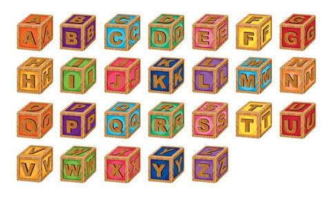 Alphabet Cubes 431559 Vector Art At Vecteezy