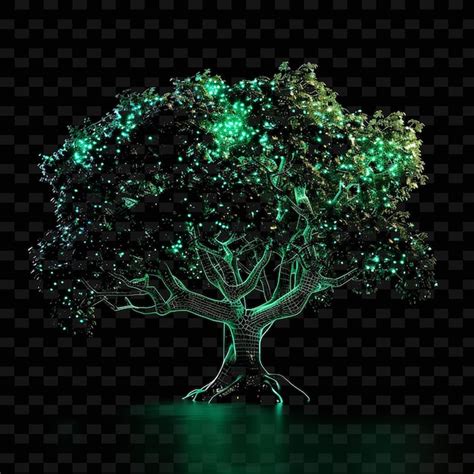 Generative Tree Illustration PSD High Quality Free PSD Templates For Download Freepik