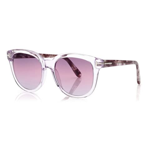 Tom Ford Olivia Sunglasses Occhiali Da Sole A Farfalla Lilla