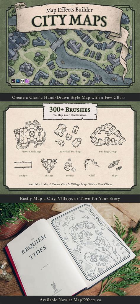 City Map Builder Map Effects Create Your Fantasy City With A Few