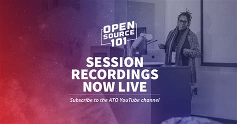 Open Source 101 Session Recordings All Things Open