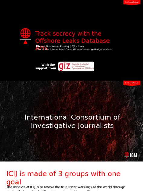 Track Secrecy With The Offshore Leaks Database Apis Icij Pdf Computing Information