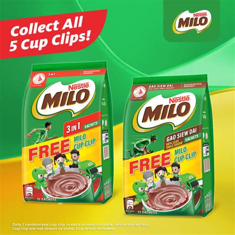 Limited Edition Milo Cup Clips Your Milo Routines Perfect Companion