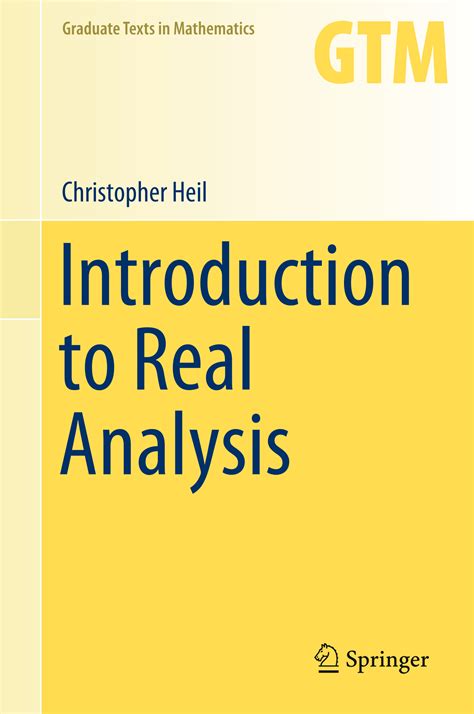 Introduction To Real Analysis Heil C