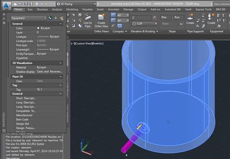 How To Get Nozzles To Show Up On Block Based Custom Equipment In Autocad Plant 3d