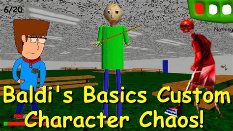 Baldi S Basics Custom Character Chaos V0 1 1 Baldi S Basics 1 3 2 Decompiled Mod YouTube