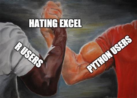 excel 🙄 r programmerhumor