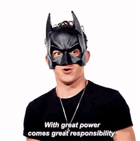 With Great Power Comes Great Responsibility  Batman  With Great