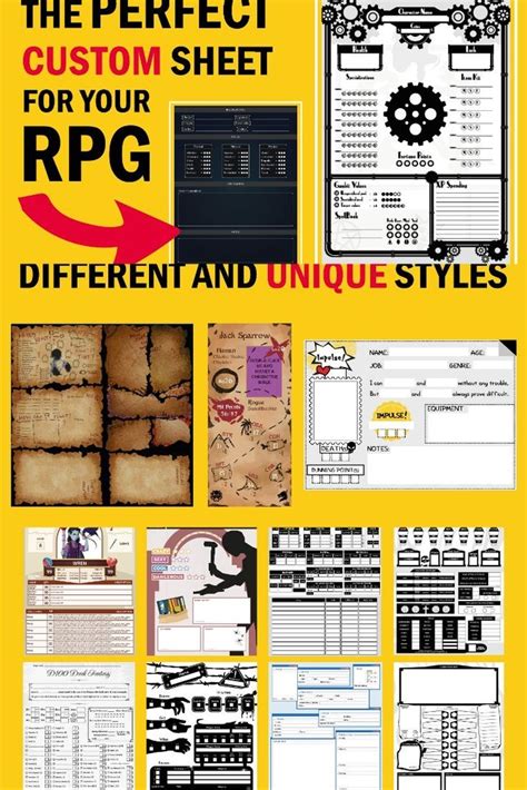 Vilegatti I Will Make A Custom Rpg Sheet For Your Character Or System For 35 On