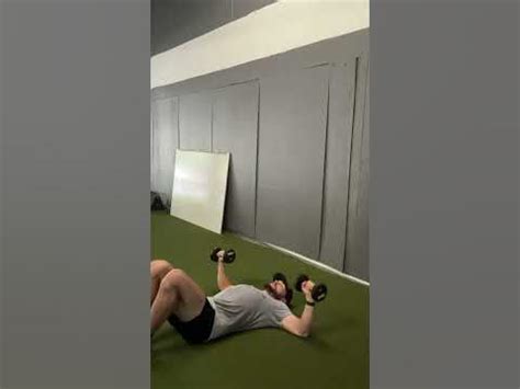 Supine Shoulder Db Int Ext Rotation Youtube