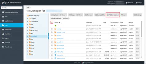 Cara Backup Data Website Di WordPress Hosting Plesk Panel