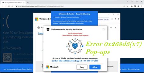How To Remove Error 0x268d3x7 Pop Ups From Pc Malware Guide
