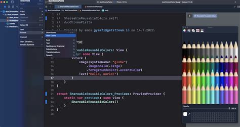 Using Xcode Creating Reusable And Shareable Color Palettes