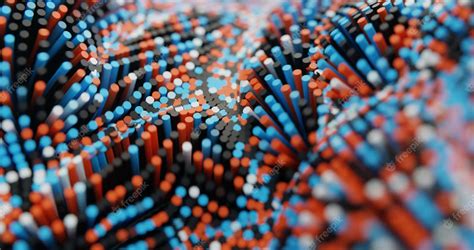 Premium Photo Abstract Satisfying Loop Animation Of Colorful Tubular